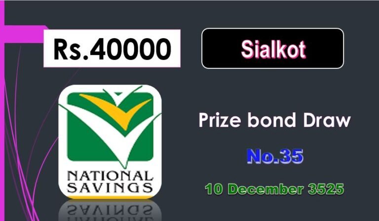 All Premium 40000 Prize Bond List Result Of Past Draws